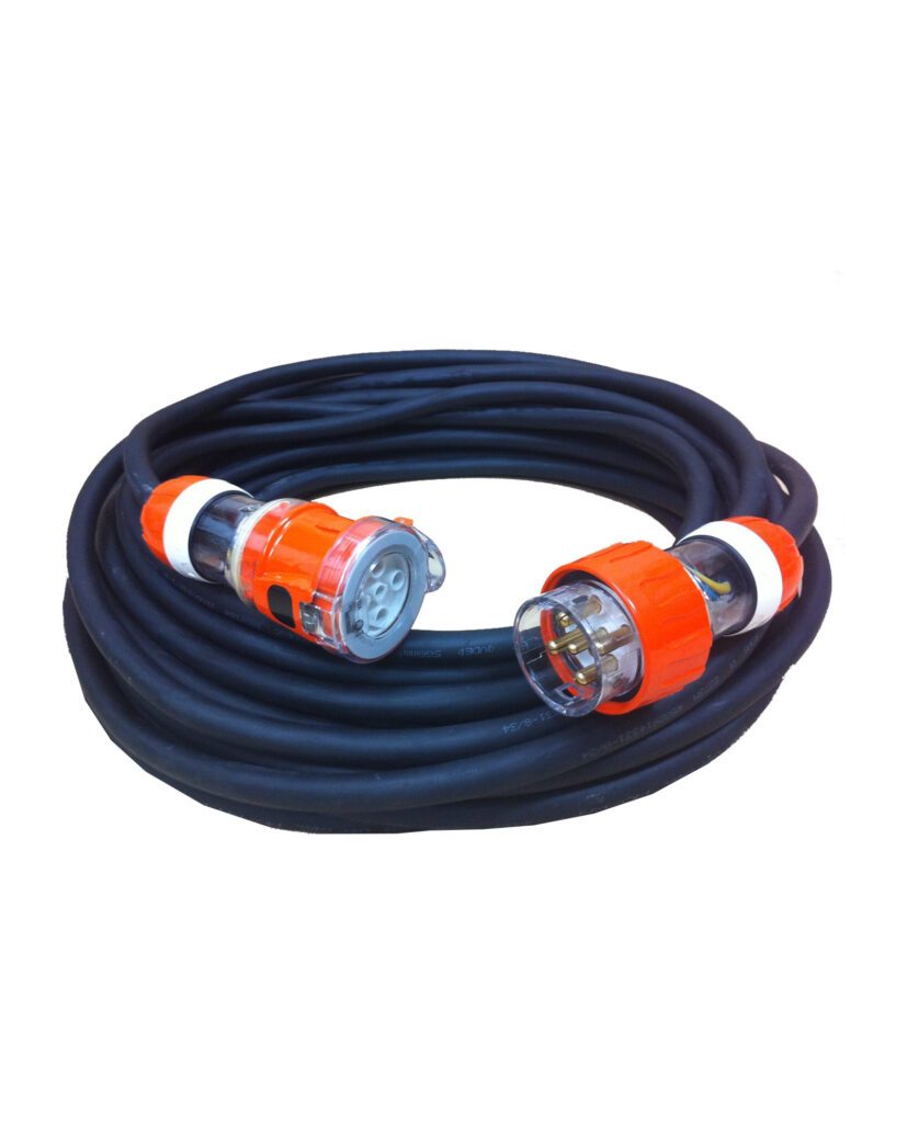 3 Phase 32A Extension Cable (Various Sizes) – Waikato Sound & Lighting ...
